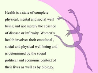 Women’s health – beyond reproductive years | PPTX
