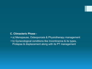Women's health climatric phase | PPT