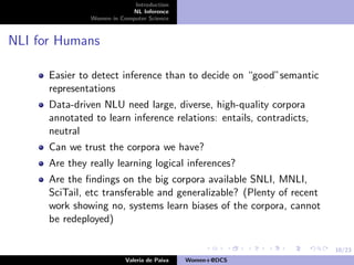 Natural Language Inference for Humans | PDF | Artificial Intelligence | Technology & Computing