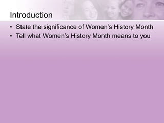 Women’s History Month of Presentation.pptx
