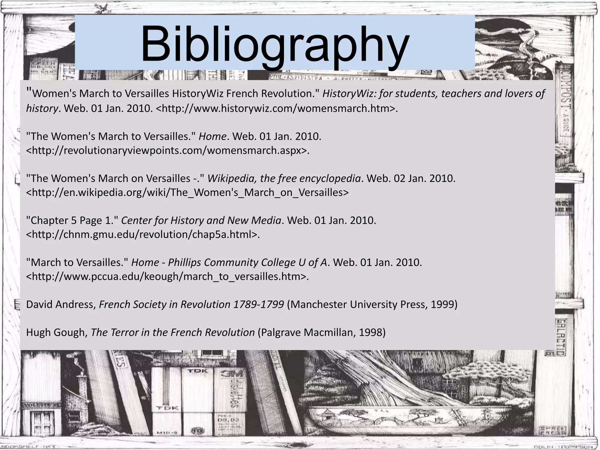 The Womens March on Versailles | PPTX