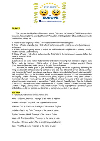 Women's names | PDF