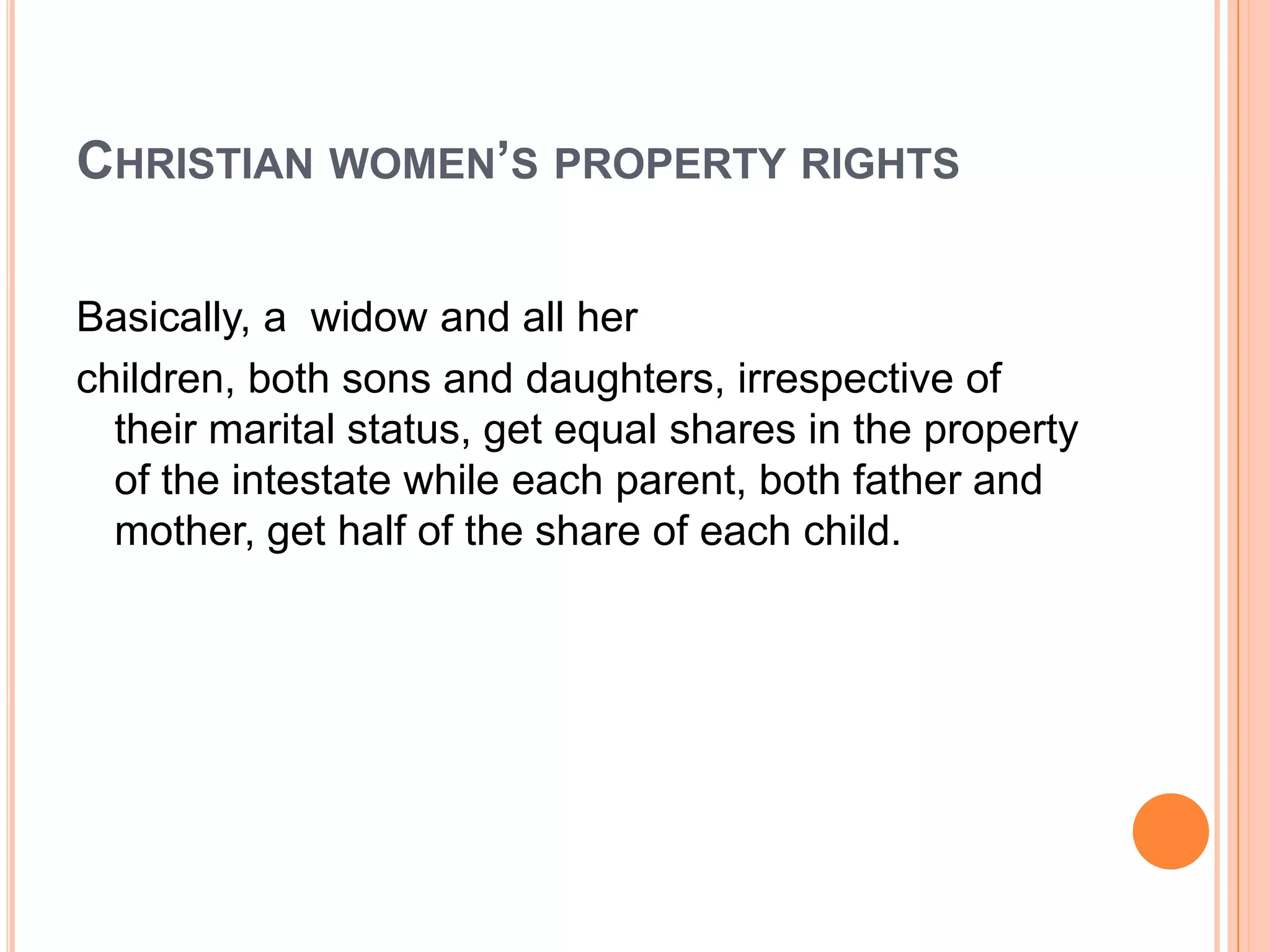 Womens property rights act | PPTX