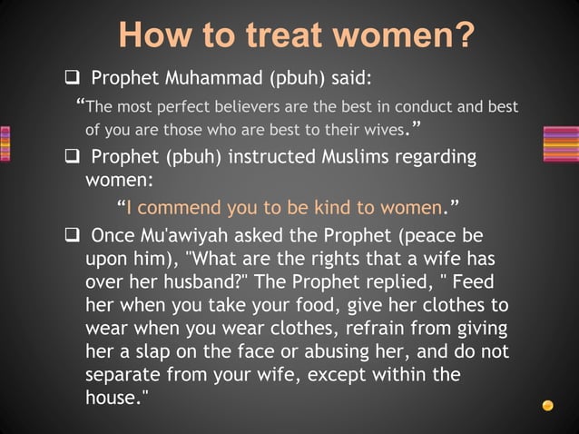 Womens right in islam | PPTX | Islam | Religion & Spirituality
