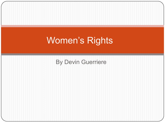 Women’s rights | PPT