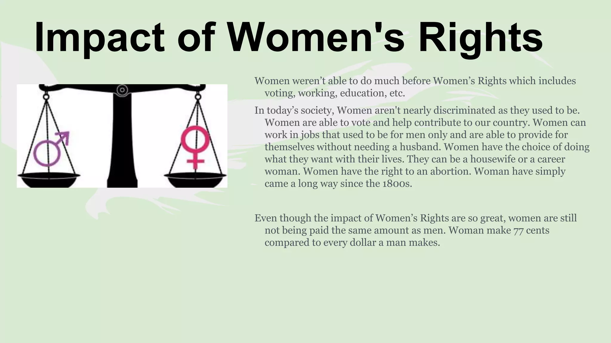 Women's Rights History in the U.S. | PPT