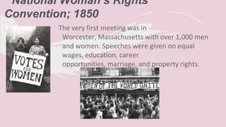 Women's Rights History in the U.S. | PPT