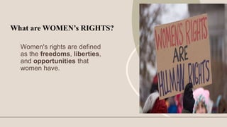 Women’s Rights in Pakistan | PPTX