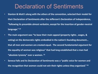 Womens Rights Movement | PPTX