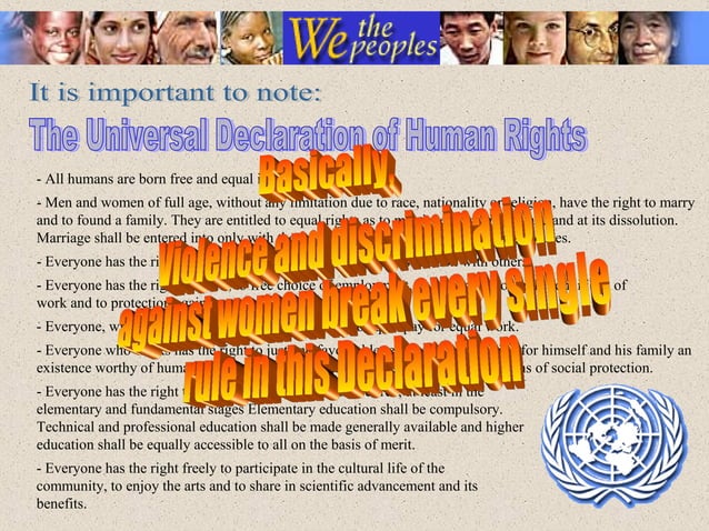 Women's rights presentation | PPT