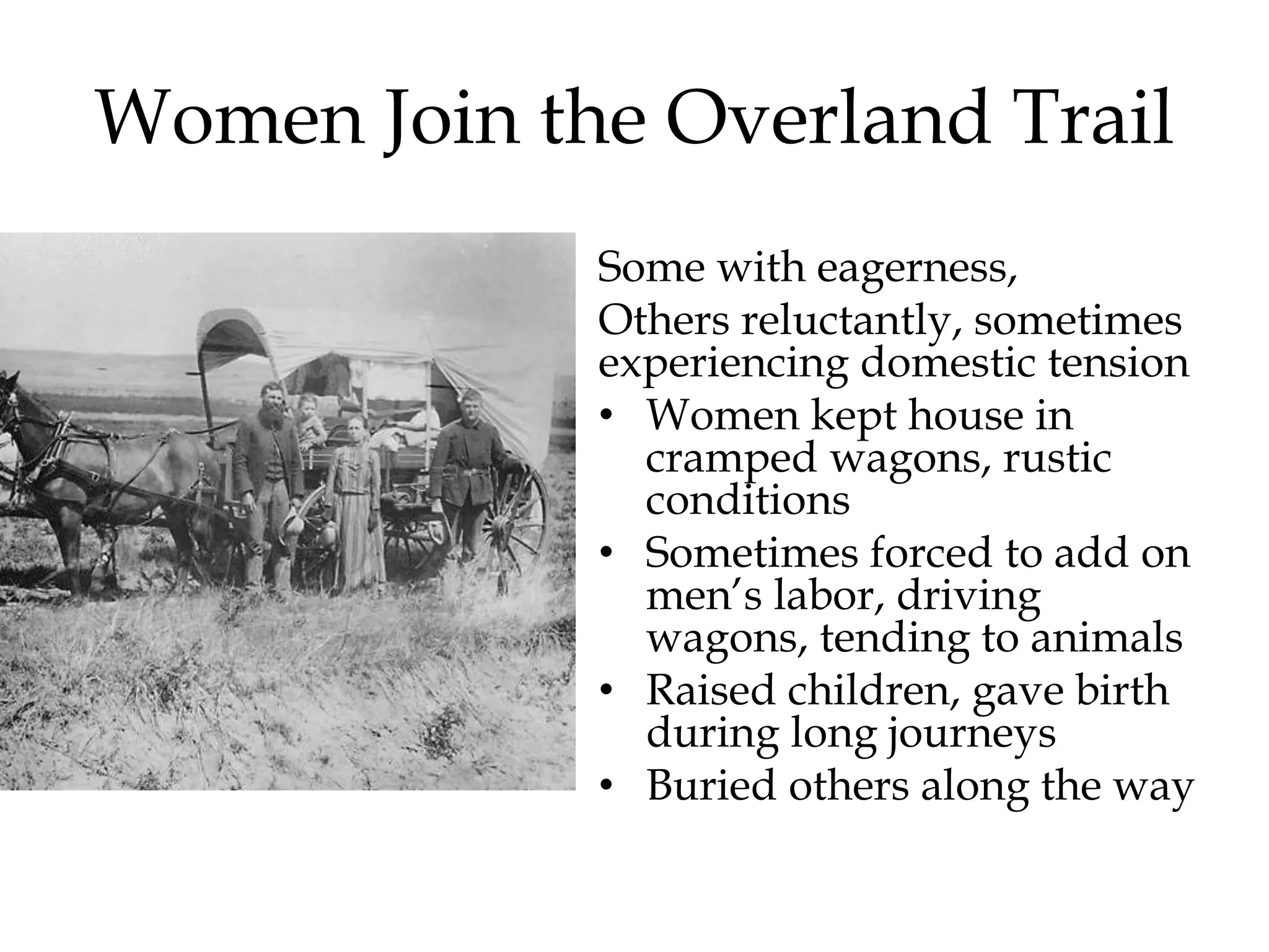 American Women & the west & the civil war | PPT