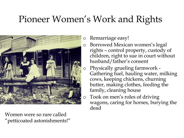American Women & the west & the civil war | PPT