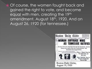 Women’S Suffrage | PPT