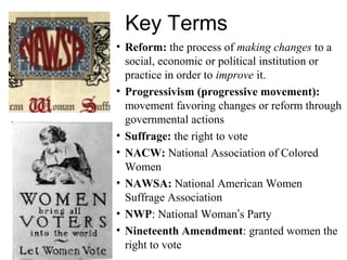 Women's suffrage | PPT | Politics