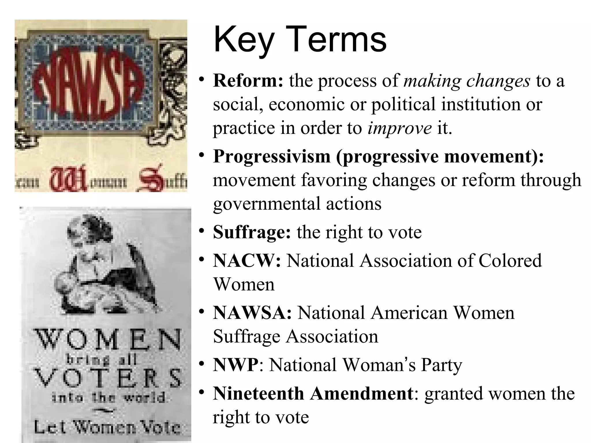 Women's suffrage | PPT