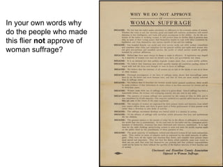 Women's suffrage | PPT