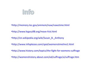 Women’s suffrage movement | PPT