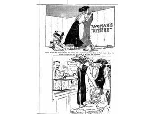 Women's suffrage political cartoons | PPT