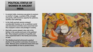 Women status in politics | PPTX