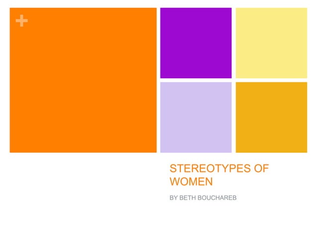 Women stereotypes | PPTX