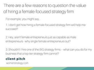 Female Entrepreneurs: Women Strategy | PDF