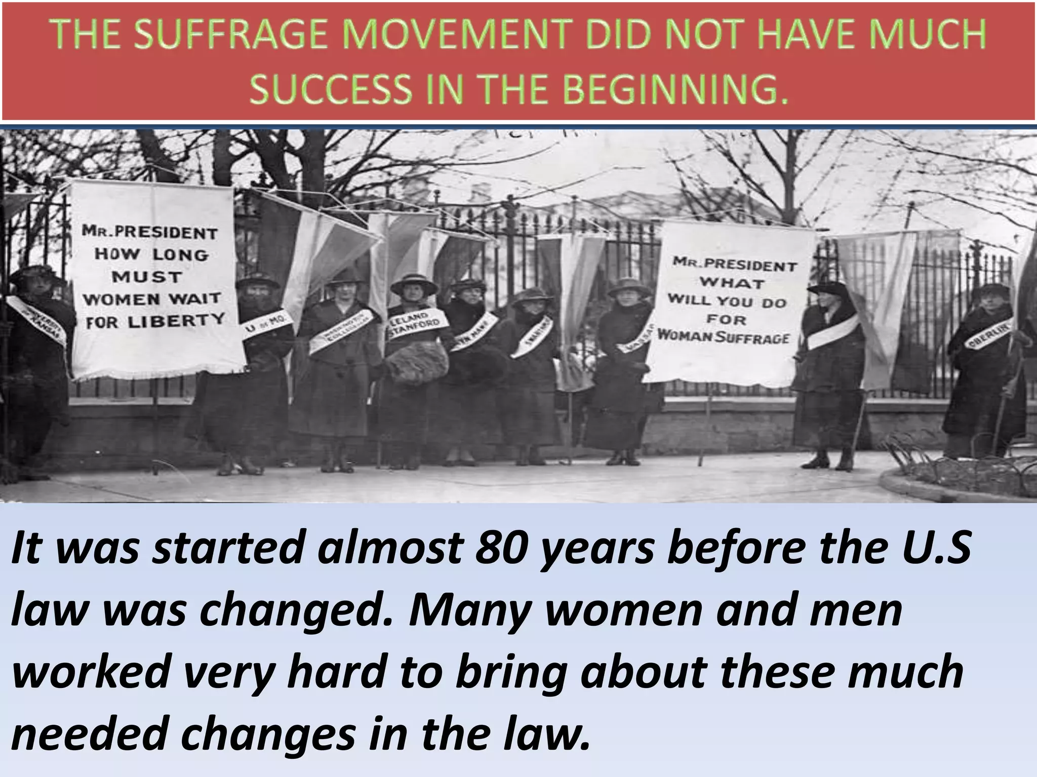 Women suffrage movement | PPTX