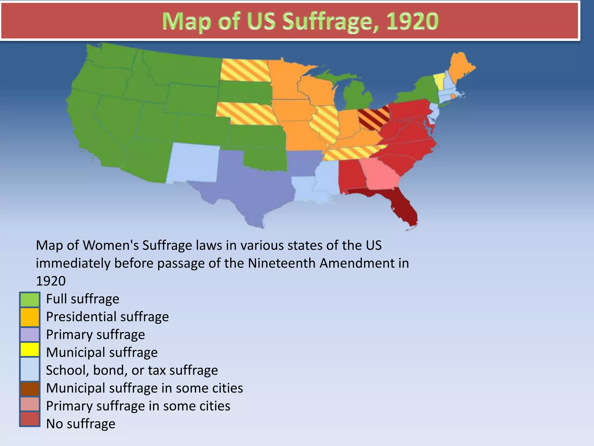 Women suffrage movement | PPTX