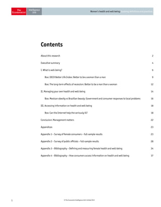 Women's health and well-being | PDF