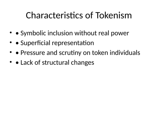 Women_Tokenism: Symbolic Inclusion or Real Change?_Presentation.pptx