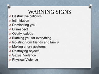 Women violence and abuse | PPT