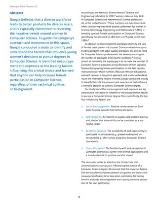 Women who choose Computer Science - what really matters | PDF