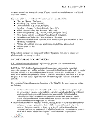 WOMMA Ethics Committee White Paper (2014) | PDF