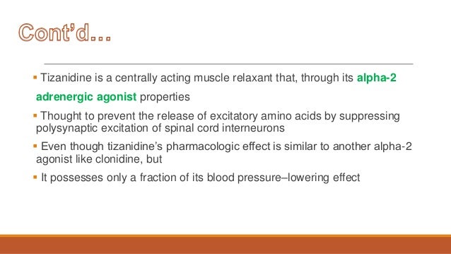 Centrally Acting Antispastic Drugs