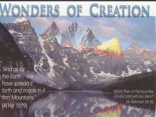 Wonders of creation | PPTX