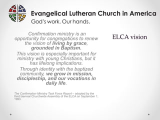 PD 2016: Wondering about Confirmation | PPTX