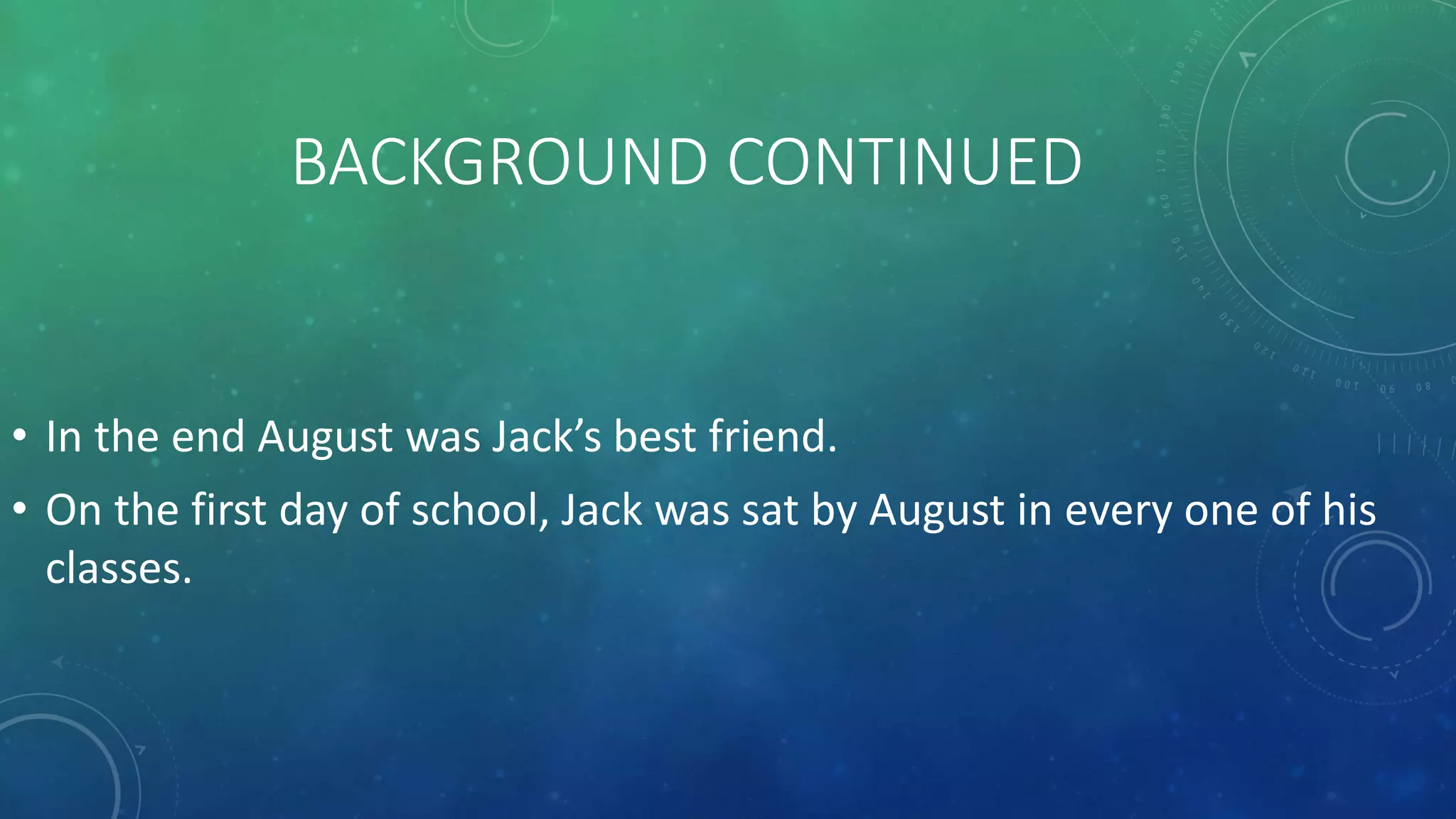 Wonder character project | PPT