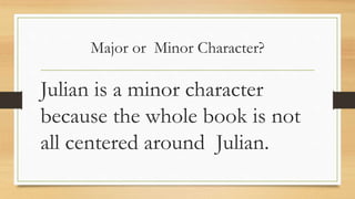 Wonder character project | PPTX