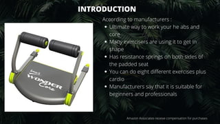 Wonder Core Exercise System Review | PPT