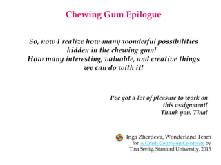 Wonderful adventures of сhewing gum | PDF