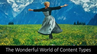 Wonderful World of Content Types | PPTX | Desktop Publishing | Computer ...