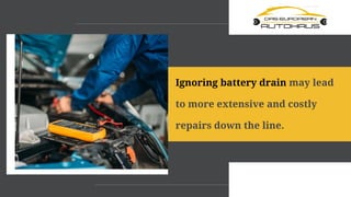 Wondering What Causes Your Car Battery To Drain Overnight Reasons ...