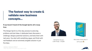 On Google Venture Design Sprint 2.0 - Wonderland Innovation Studio | PPT