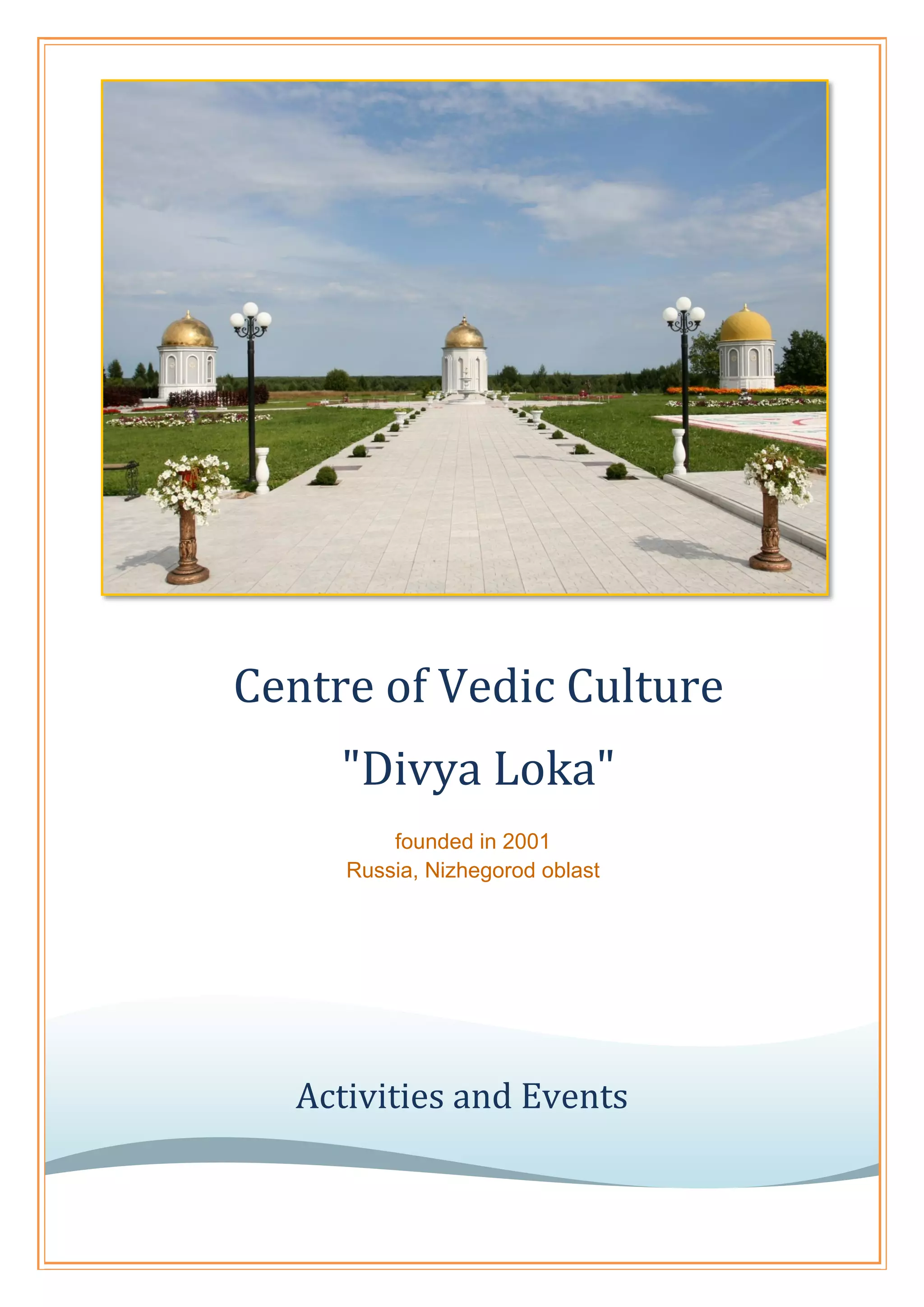 Spiritual community (eco-village) Divya Loka | PDF