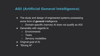 AGI: Still relevant? | PPT