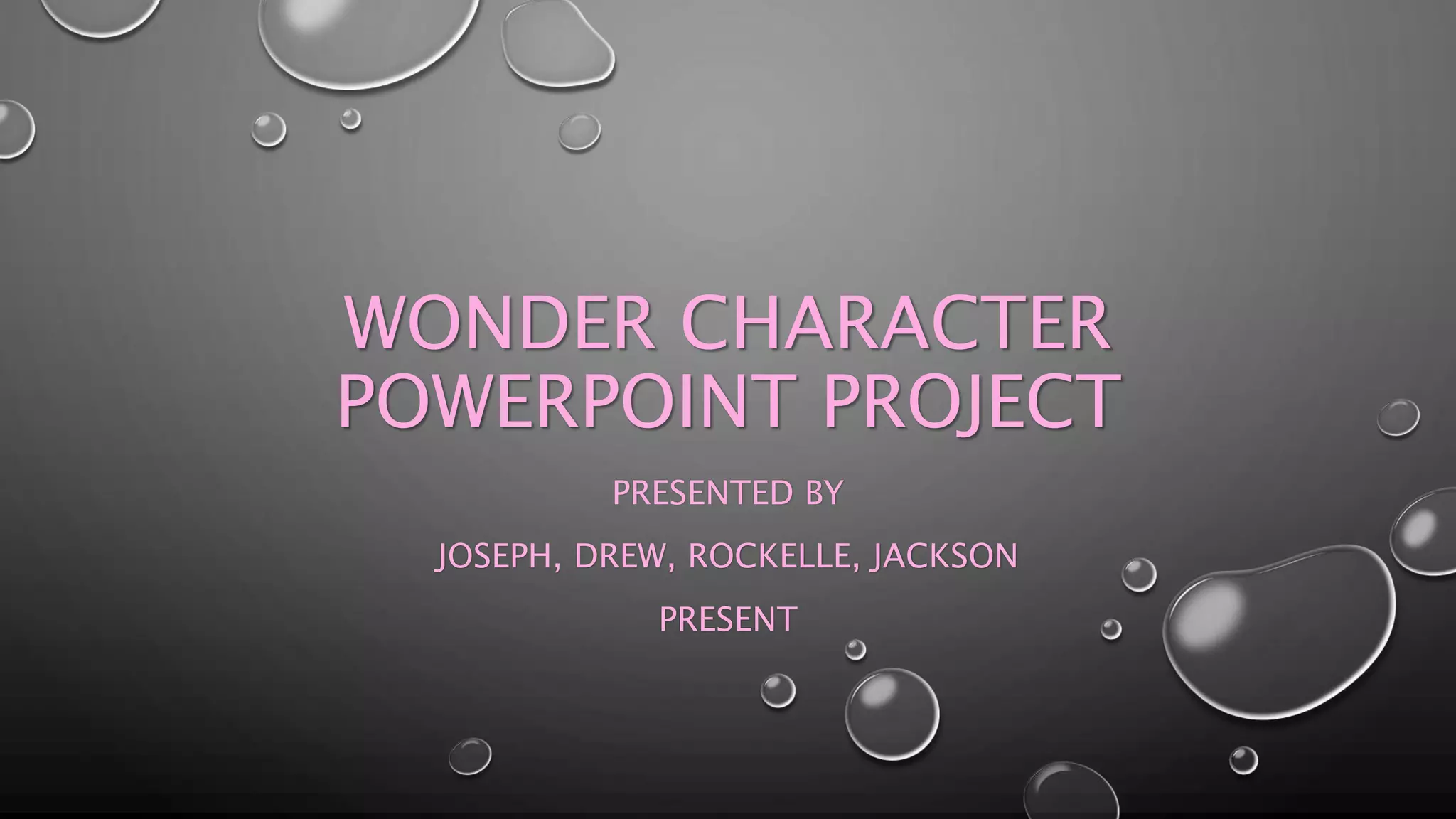 Wonder miranda | PPT