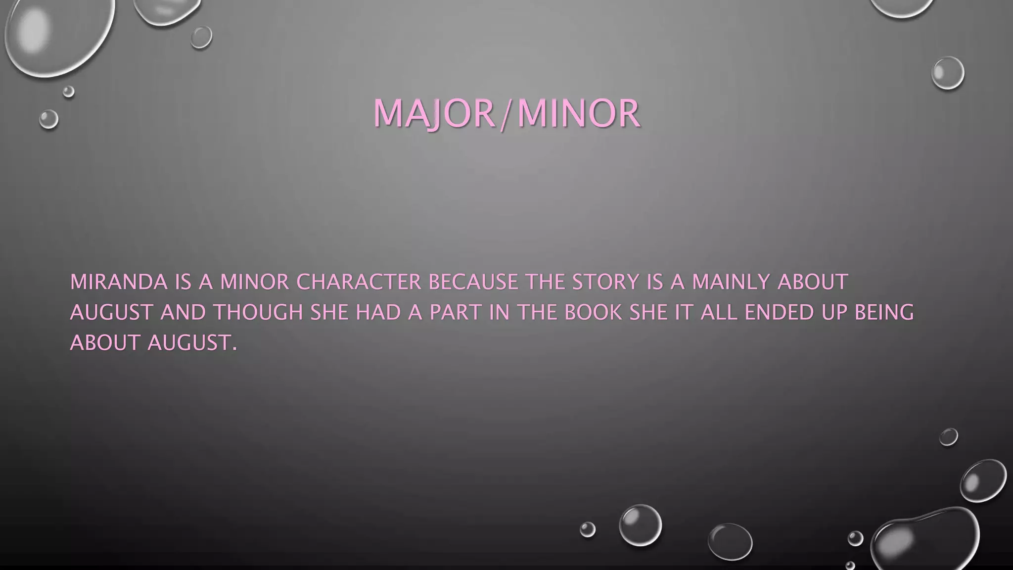 Wonder miranda | PPT