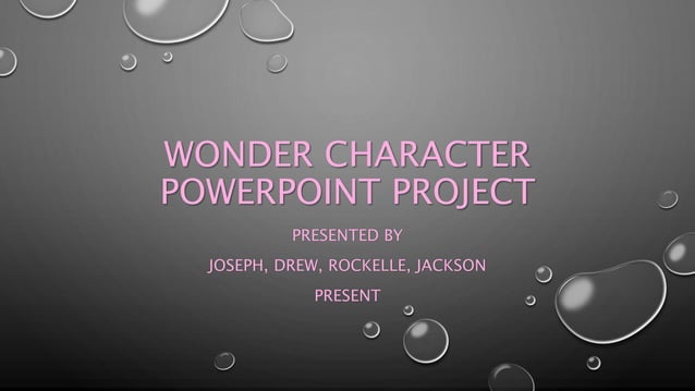Wonder miranda | PPT