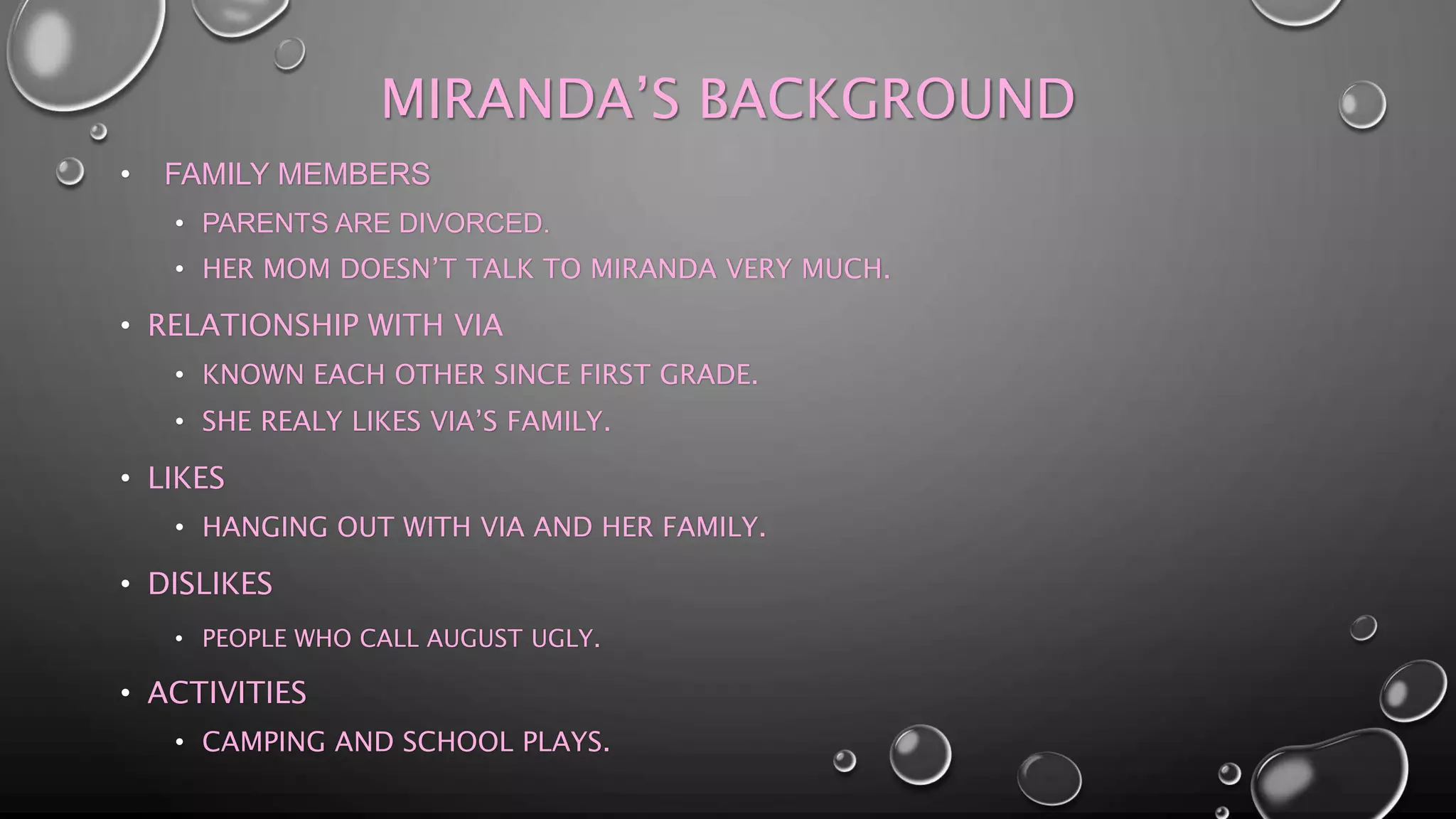 Wonder Miranda | PPTX
