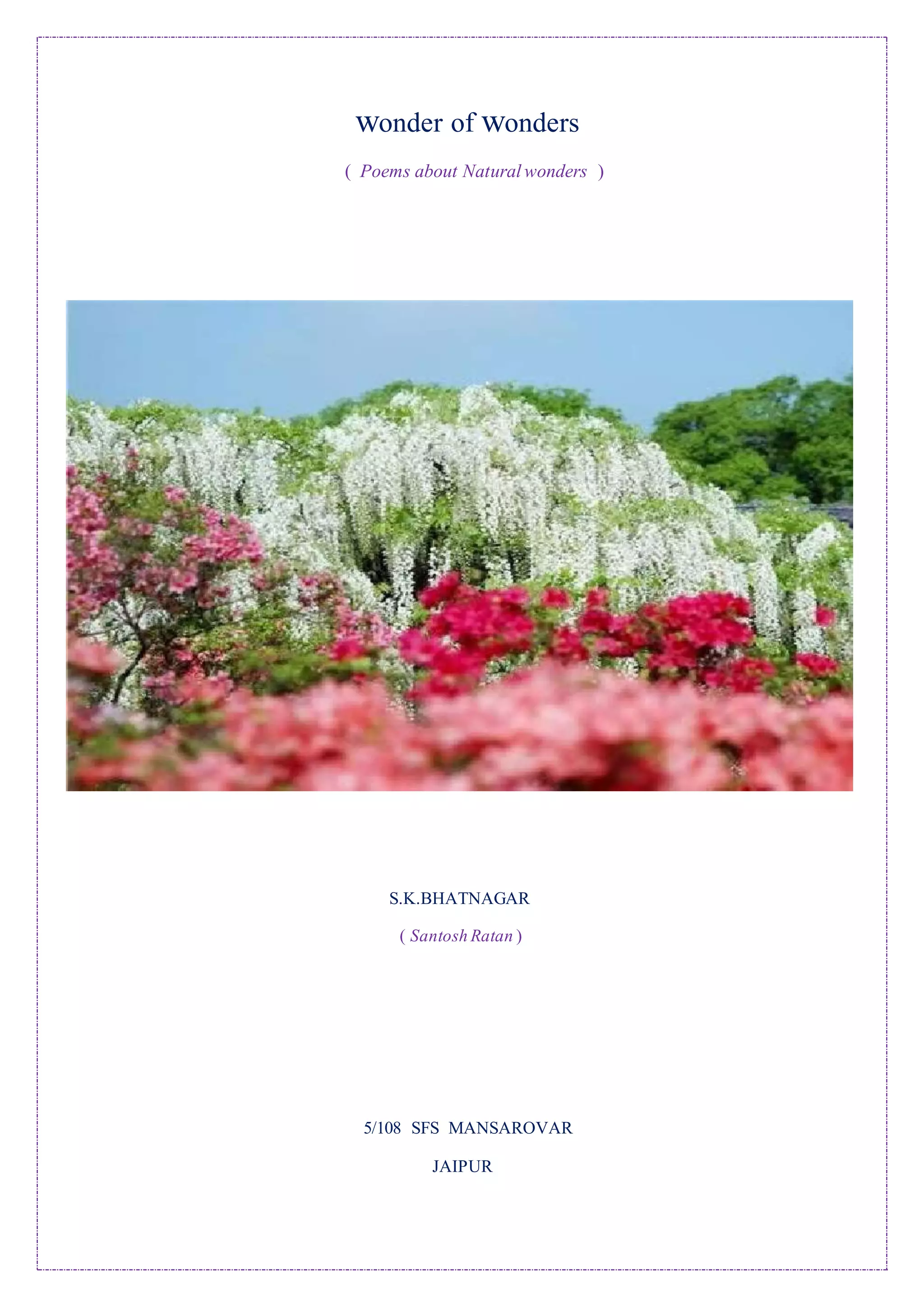 Wonder of wonders (poems ) cover | PDF