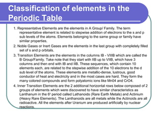 Wonders of Periodic Table | PPT | Chemistry | Science